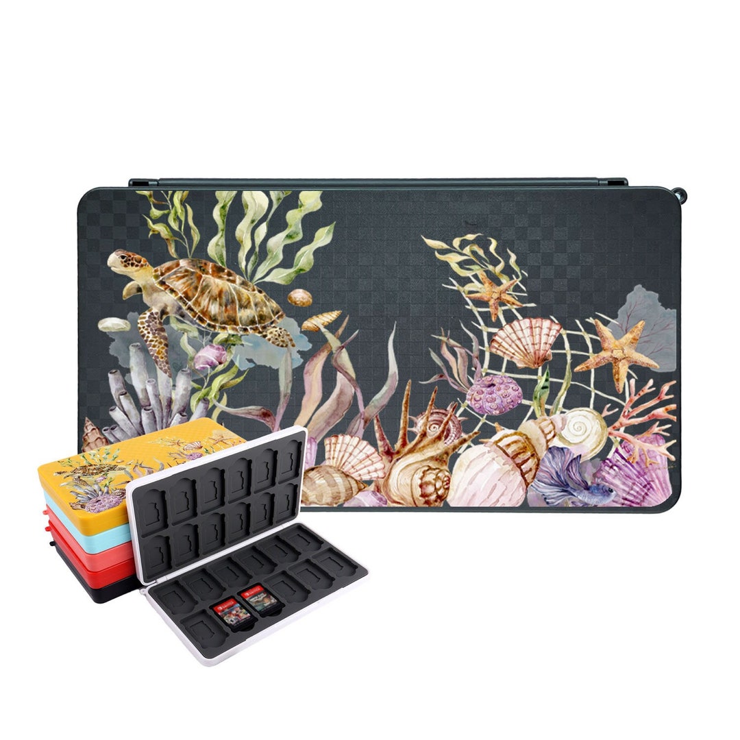 Sea Turtle Switch Game Holder for Nintendo Switch OLED / LITE, Seashell ...