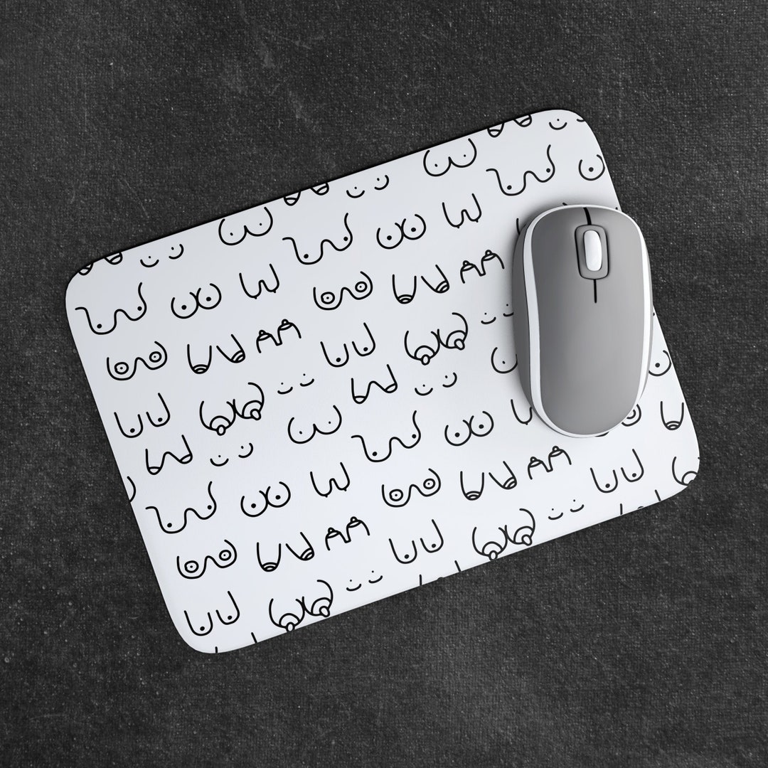 Tits Mouse Pad Boobs Square Mousepad Nippel Type ART Mouse Pad Gift Girl Power Mousepad Cute ...