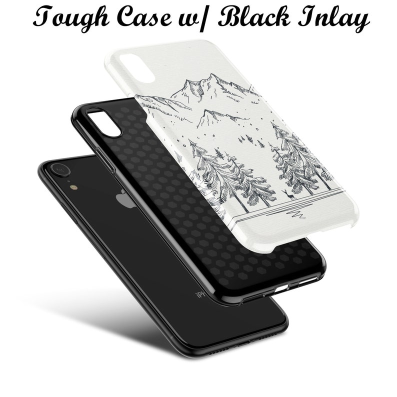Mountain Sketch Phone Case for Iphone 12 Pro Max / 12 Mini / - Etsy