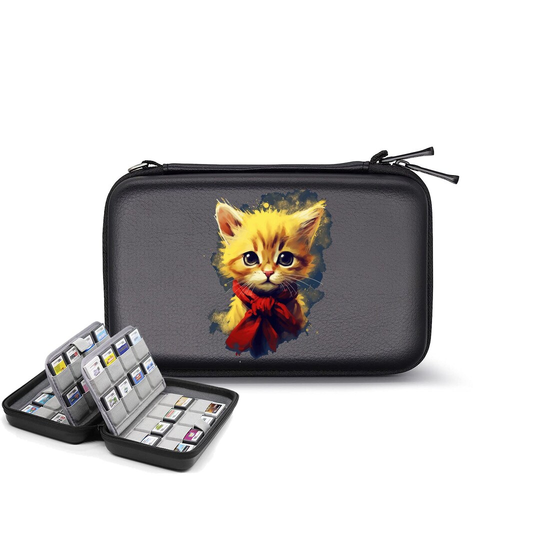 Kitten Game Card Case for Nintendo 3DS 3DSXL 2DS 2DSXL DS Dsi, Cat 64 ...