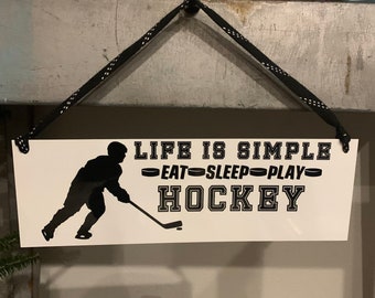 Hockey is Life Sign - Etsy