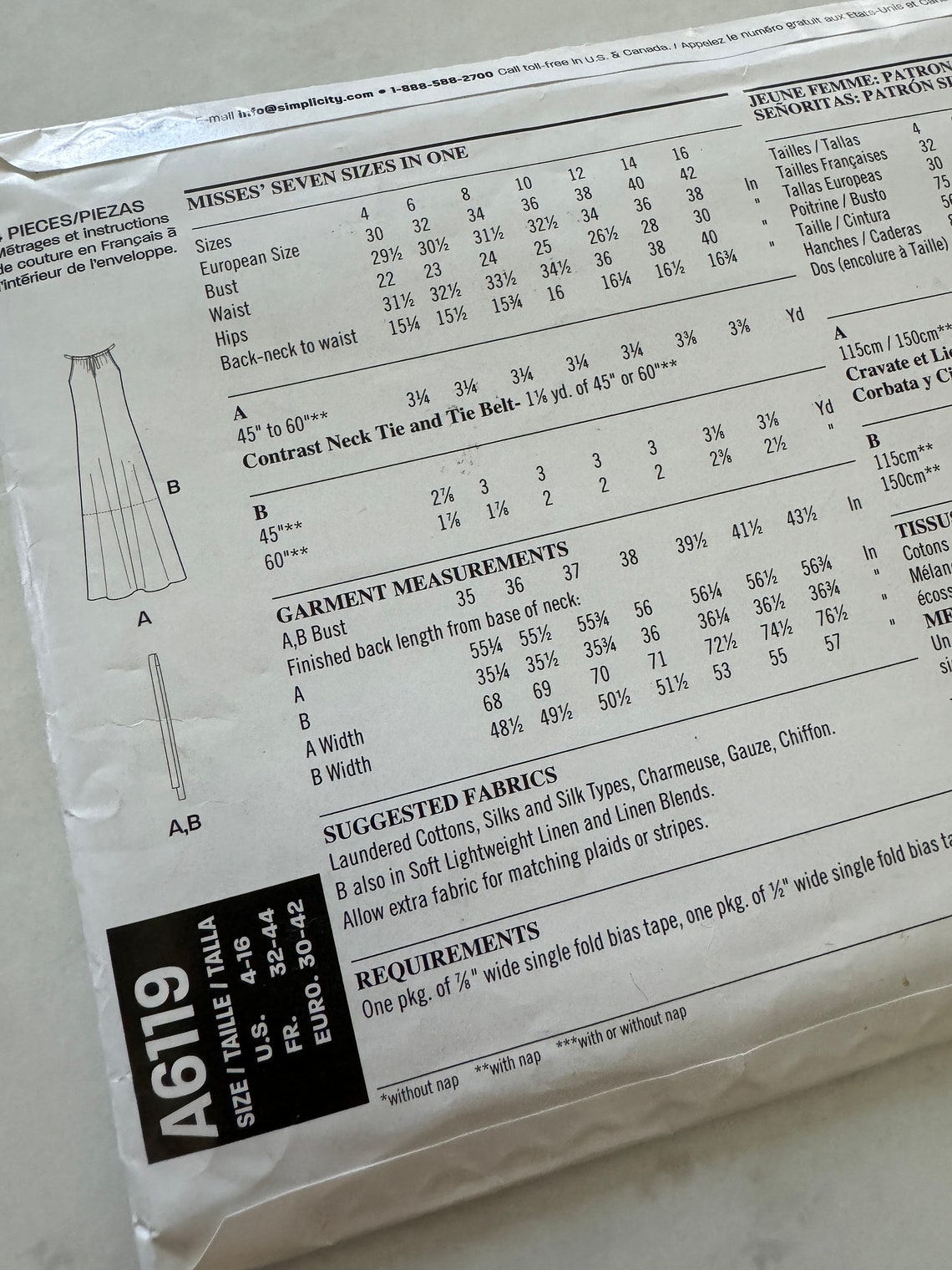 2012 New Look Workroom Sewing Pattern A6119 Formal Prom Dress Project ...