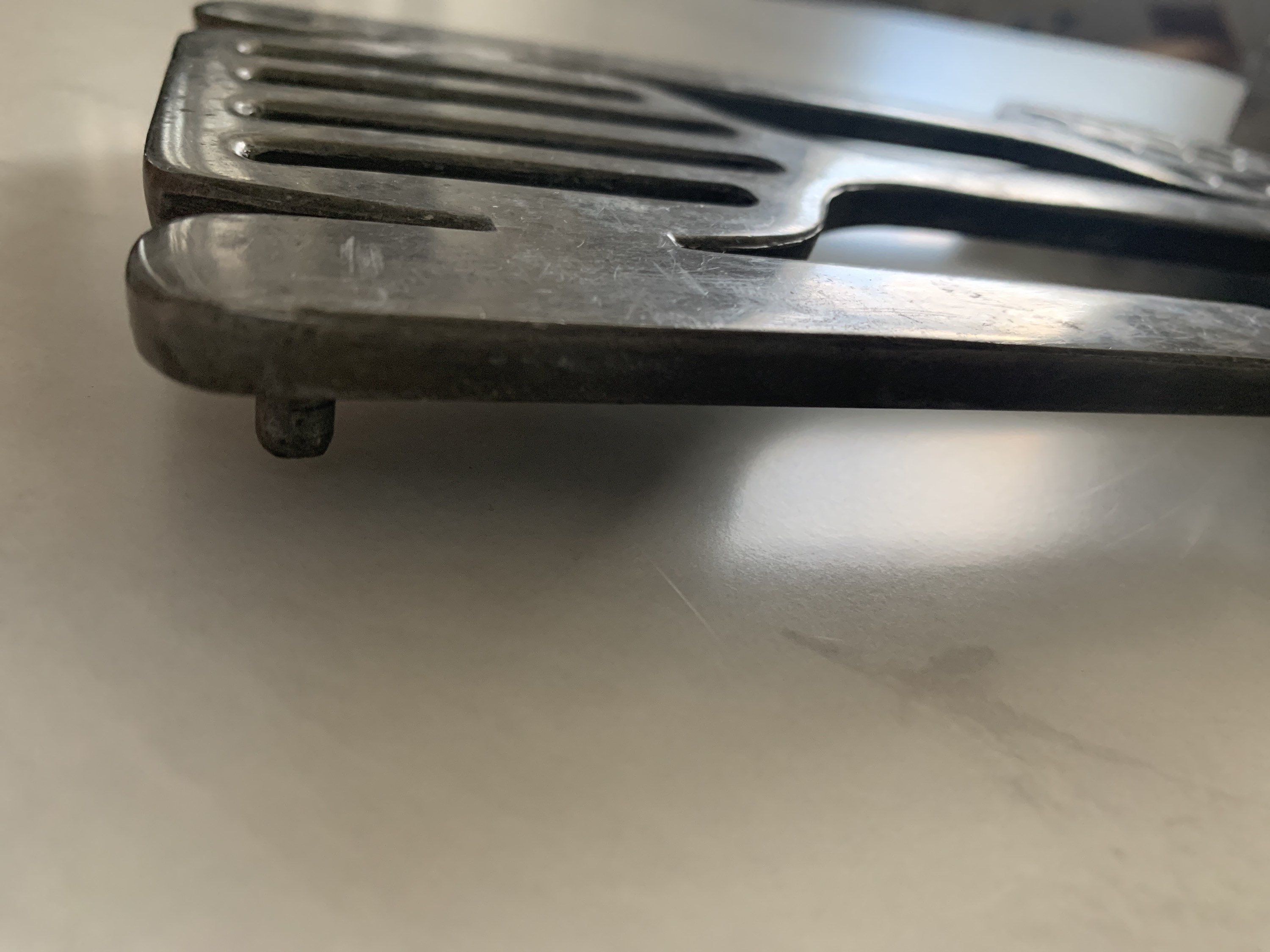 Vintage COPCO Mid Century Cast Aluminum Utensils Hanging Trivet ...