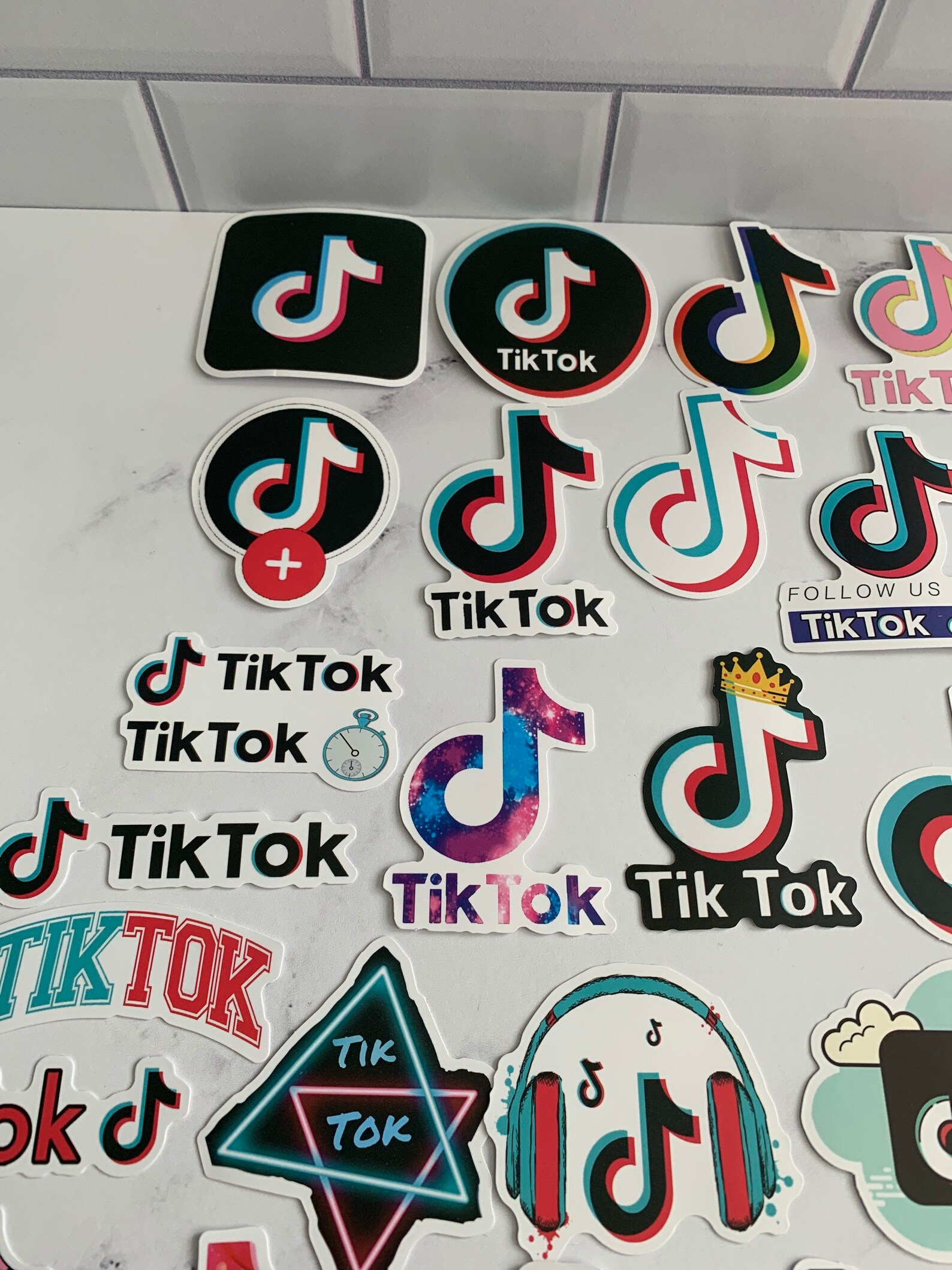 50 Pack Tik Tok VSCO Stickers Party Gifts Party Supplies | Etsy