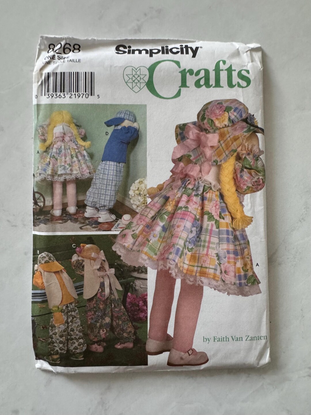 Simplicity Crafts 8268 Sewing Pattern by Faith Van Zanten 30” Doll ...