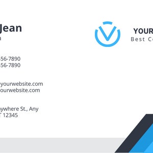 Business Card Template - Etsy