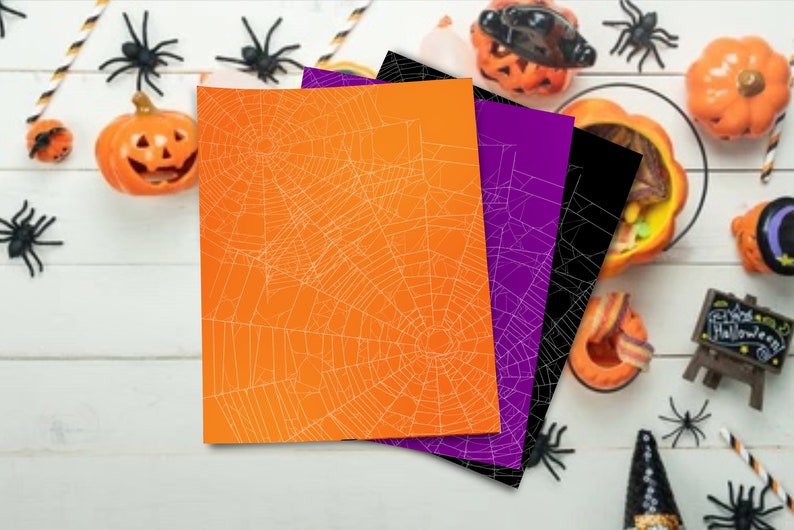 Halloween Scrapbook Digital Pages - Etsy