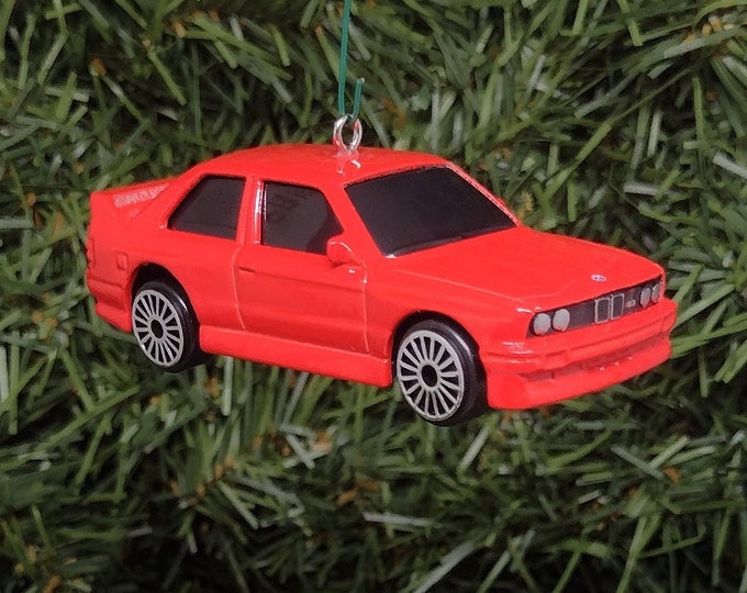 BMW M3 Ornament 1988 (1986-1991) E30 Christmas Gift Unique Car Xmas ...