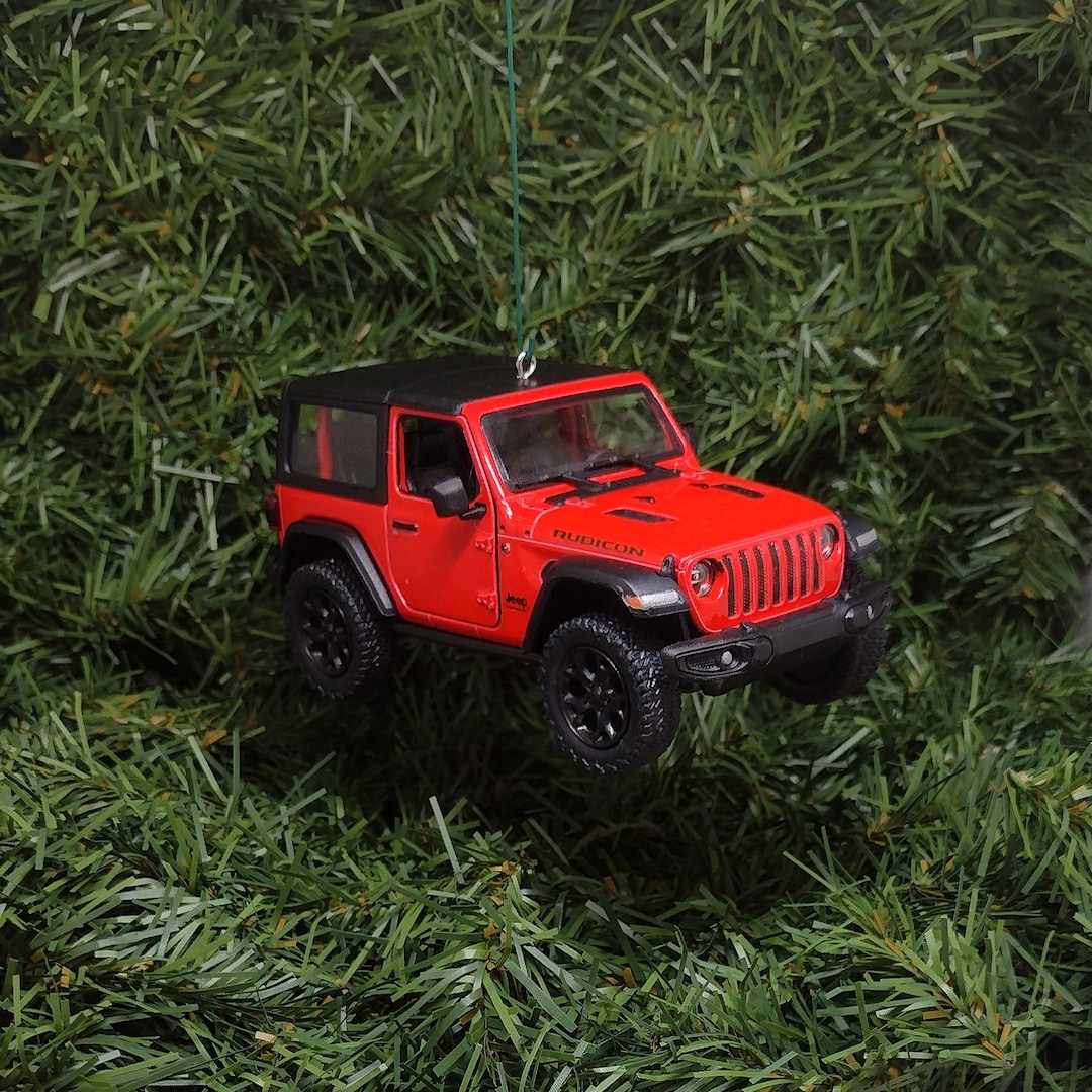 Jeep Wrangler Ornament Christmas Gift Idea Fun Automotive Xmas Tree ...