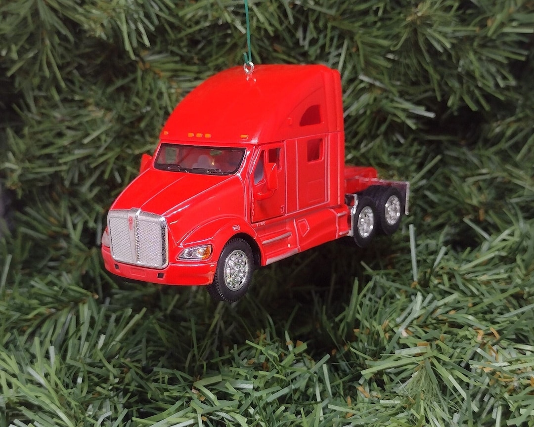 Kenworth Big Rig Ornament Christmas Gift Idea Fun Automotive Xmas Tree ...