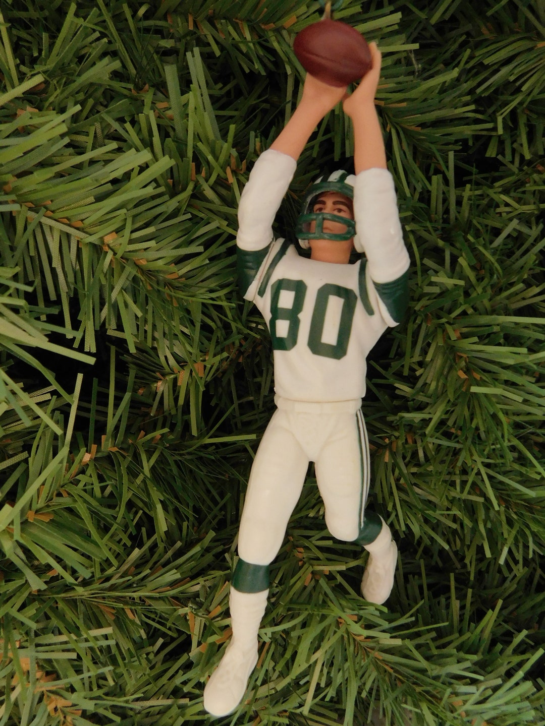 NEW YORK JETS Christmas Ornament Wayne Chrebet/keyshawn Johnson/boomer ...