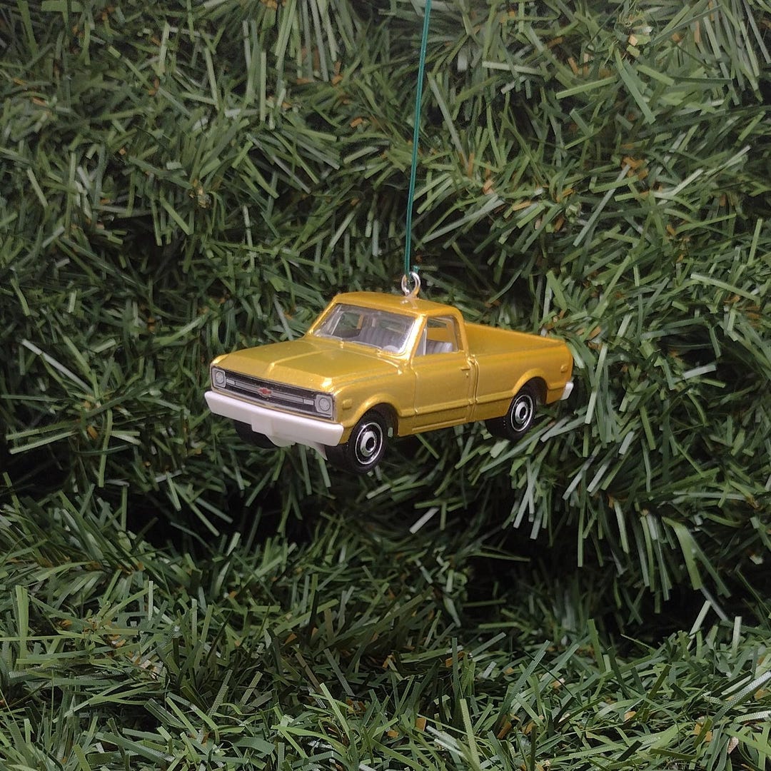 1968 Chevy C10 Truck Ornament Christmas Gift Idea for Car Enthusiast C ...