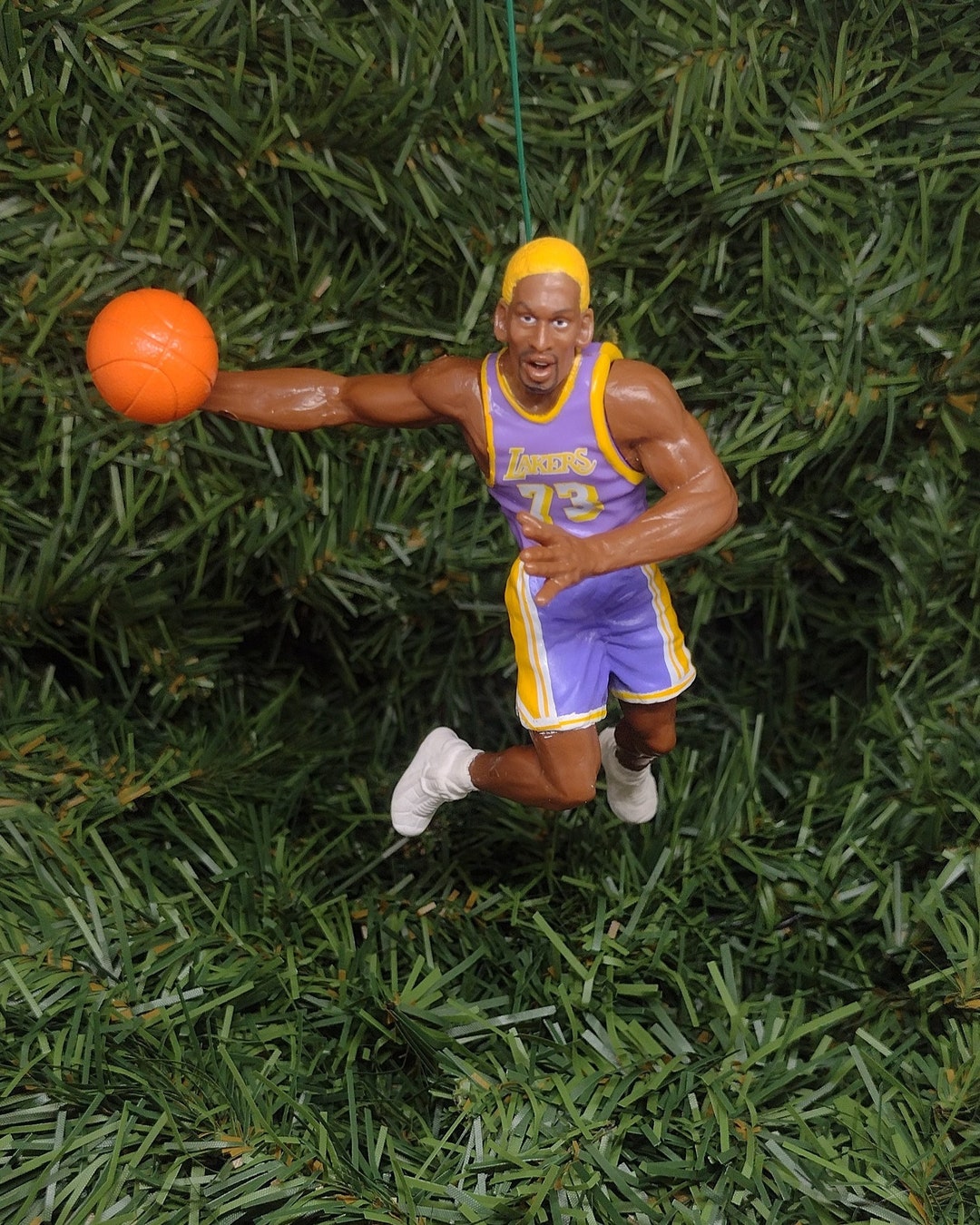 Dennis Rodman LOS ANGELES LAKERS Ornament Nba Basketball Christmas Tree ...