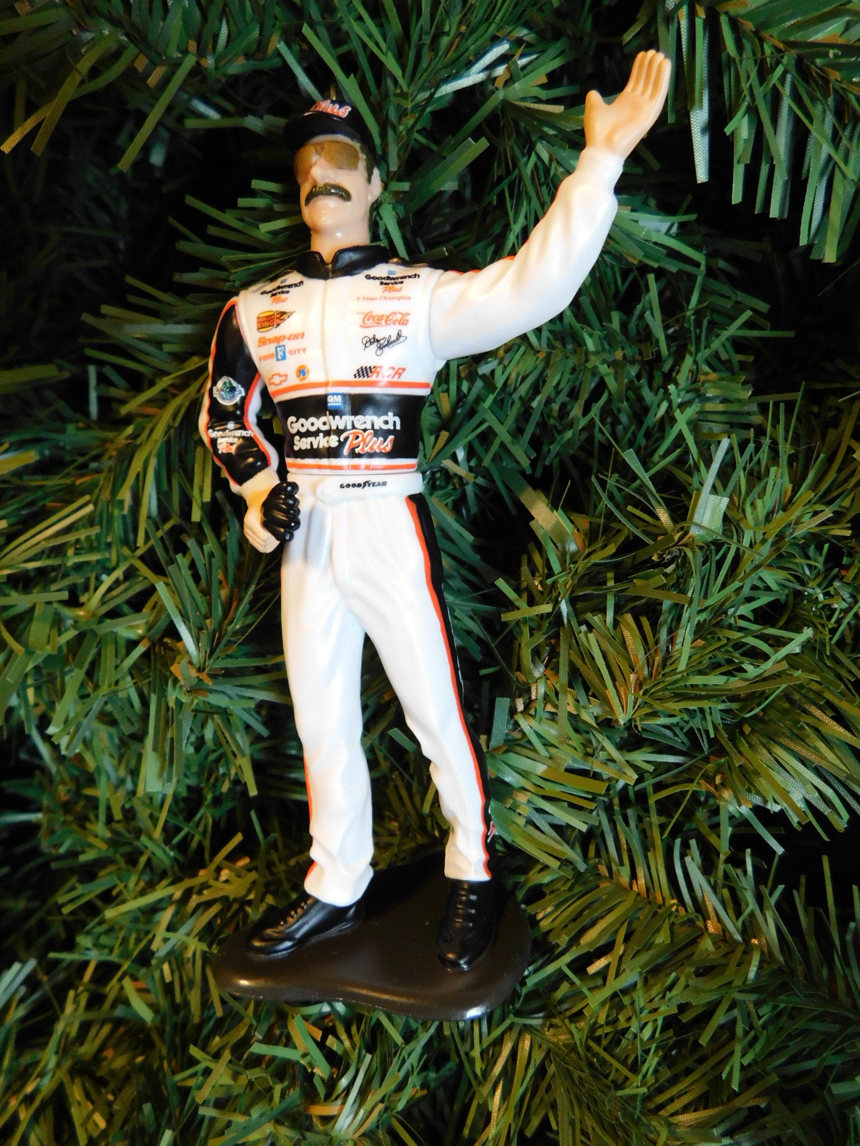 Dale Earnhardt Sr NASCAR racing Christmas tree ornament xmas | Etsy