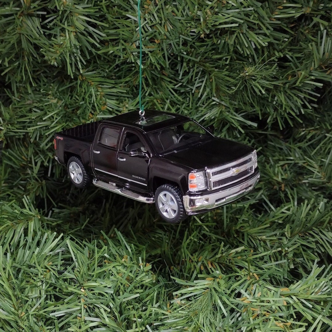 Chevy Silverado Ornament Christmas Tree Decoration Fun Automotive Xmas ...