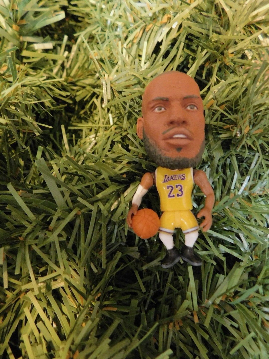 Lebron James LOS ANGELES LAKERS Christmas Tree Ornament Xmas Nba ...