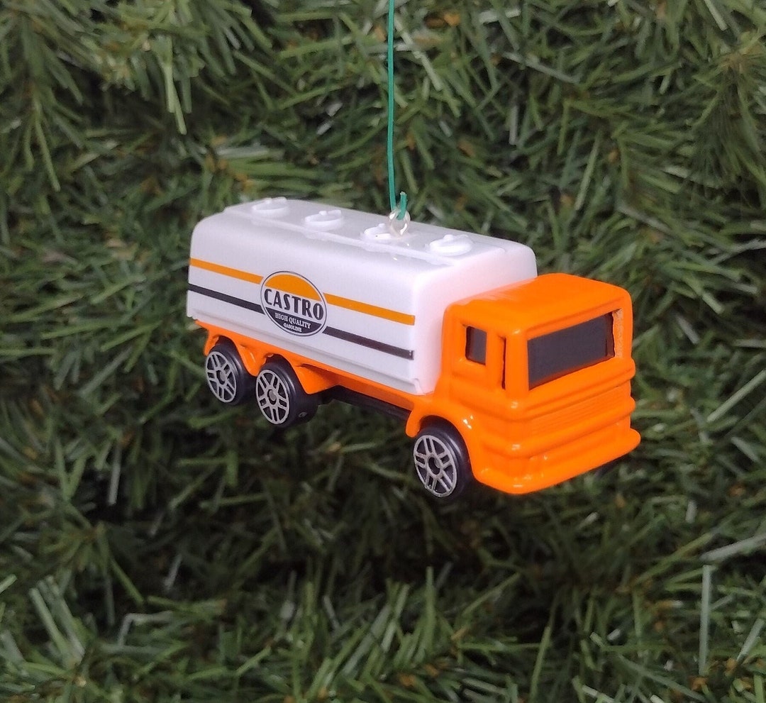 Tanker Truck Ornament Christmas Tree Decoration Fun Automotive Gift for ...