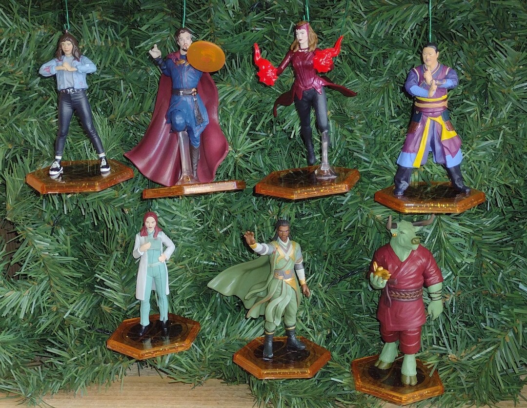 Doctor Strange Christmas Ornament Set Wong Scarlet Witch Etsy doctor-strange-christmas-ornament-set-wong-scarlet-witch-etsy