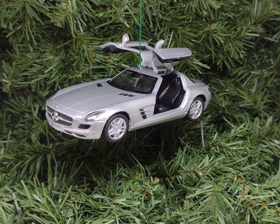 Mercedes SLS AMG Ornament Christmas Tree Decoration Fun Automotive Xmas ...