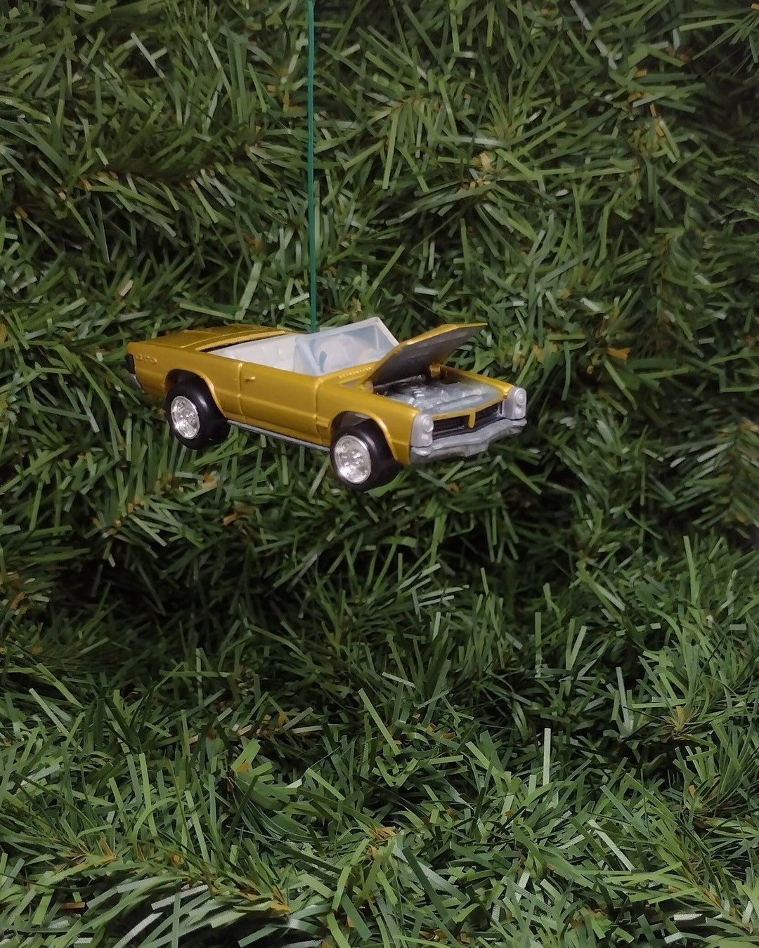 PONTIAC GTO CONVERTIBLE 1965 Ornament Christmas Tree Decoration Unique ...