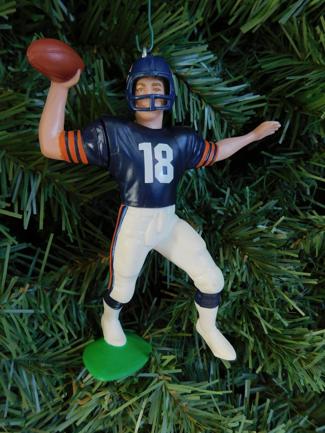 CHICAGO BEARS Christmas Ornament Mike Tomczak/rashaan Salaam/neal ...