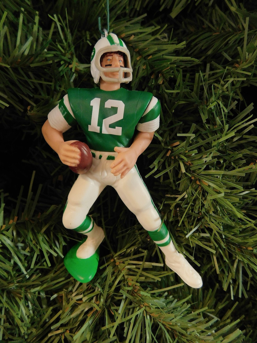 NEW YORK JETS Ornaments Christmas Tree Decoration Joe Namath/don ...