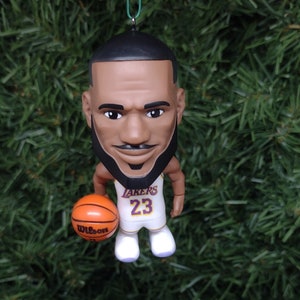 Lebron James LOS ANGELES LAKERS Ornament Christmas Tree Decoration ...