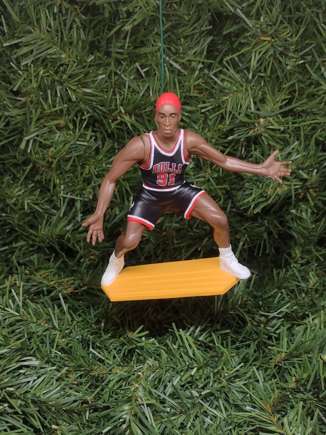 Dennis Rodman CHICAGO BULLS Ornament Christmas Gift Idea NBA Basketball ...