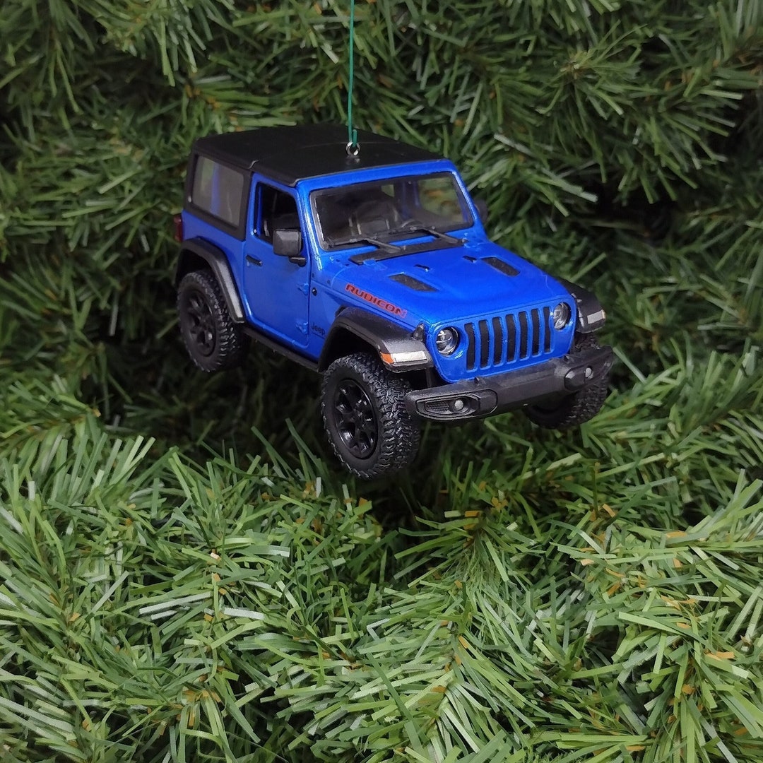 Jeep Wrangler Ornament Christmas Gift Idea Fun Automotive Xmas Tree ...