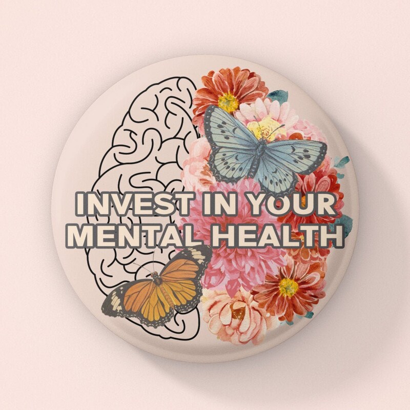 Mental Health Pin - Etsy