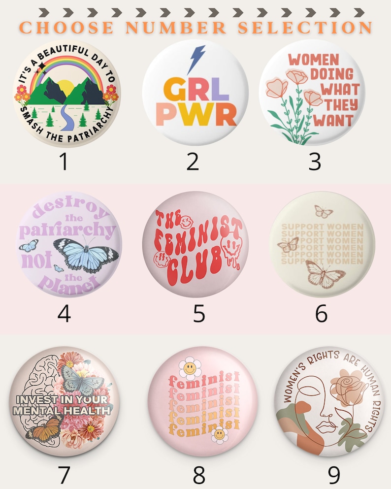 Feminist Pin Feminist Gift Activism Pins Feminist Pins Smash - Etsy