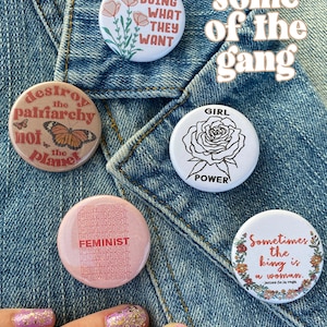 Activism Pins Feminist Pins Feminist Gift Pins for Backpacks Feminism ...