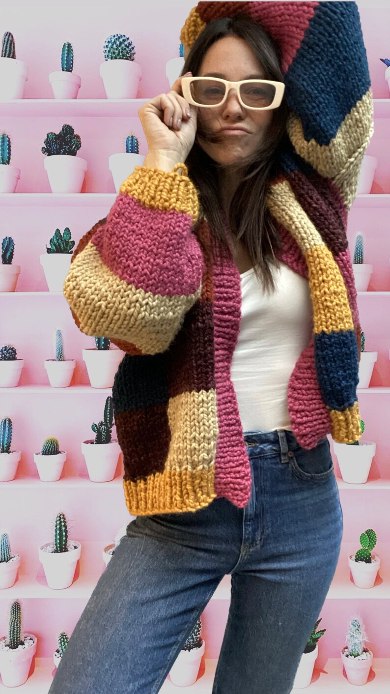 Color Me Cardi Pattern - Etsy