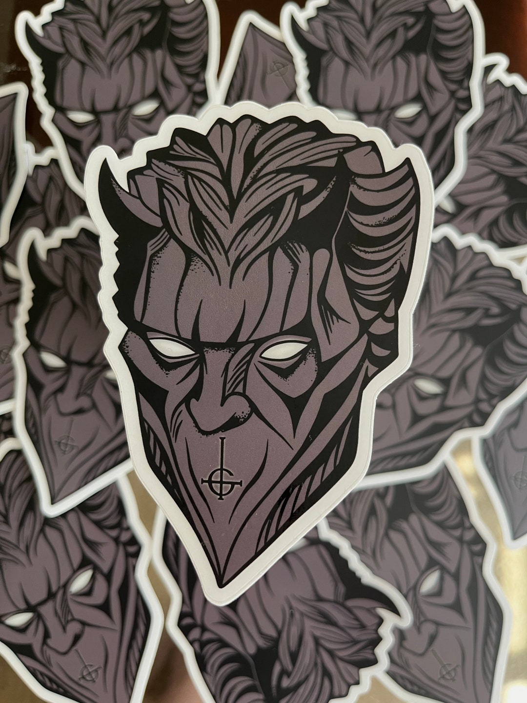 Ghoul Mask Sticker Nameless Ghoul Ghost Band Mask - Etsy