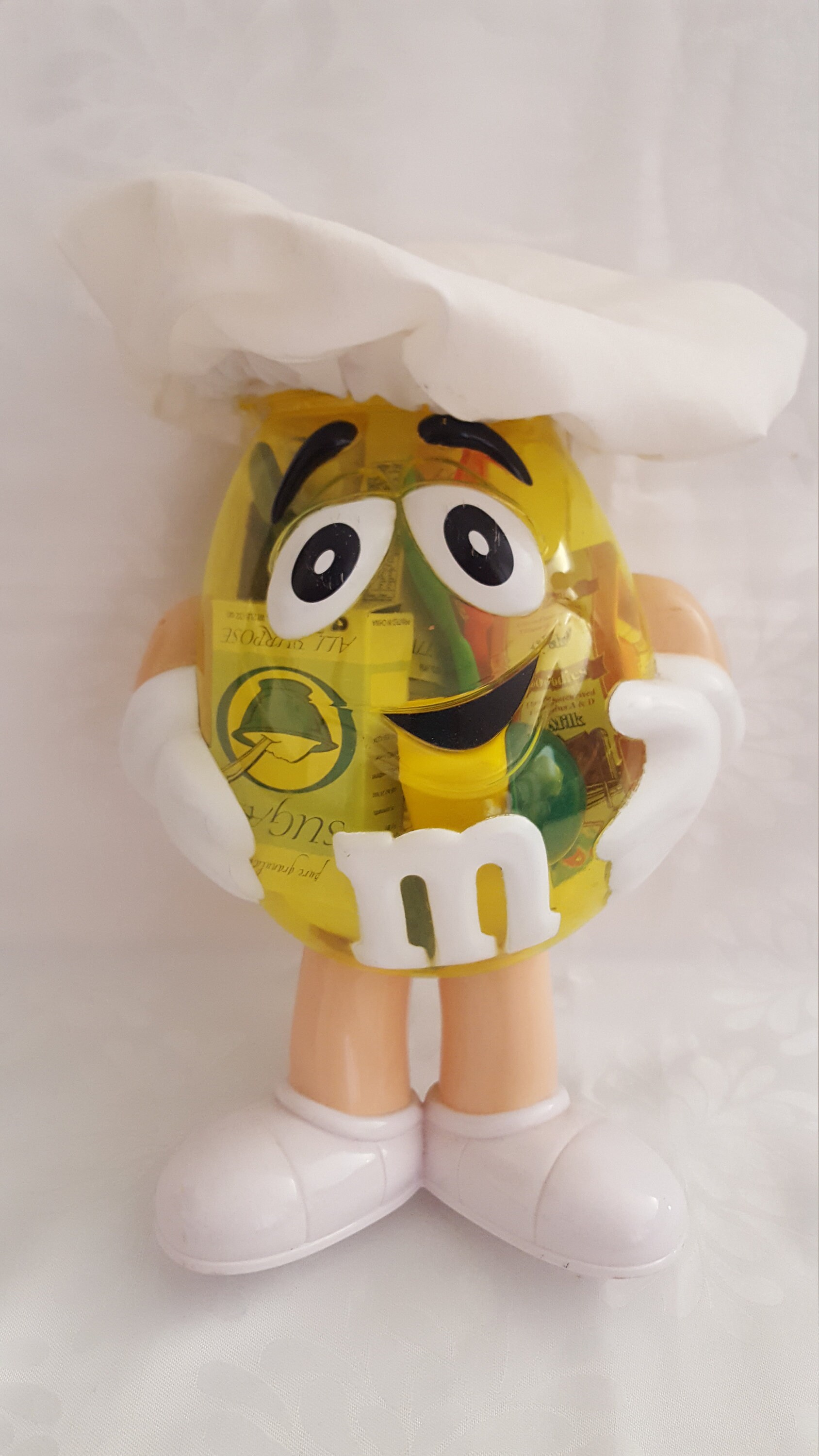 M&ms COOK CHEF Yellow Figurine MNM - Etsy