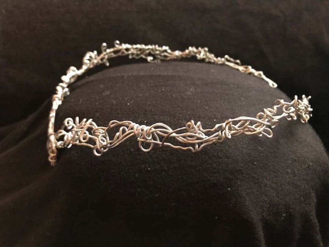 Hammered Wire Fae Fairy Bridal Viking Celtic Pagan Silver Tiara Buy 2 ...