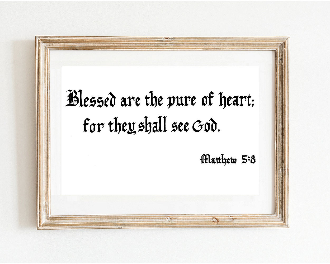 Matthew 5 8