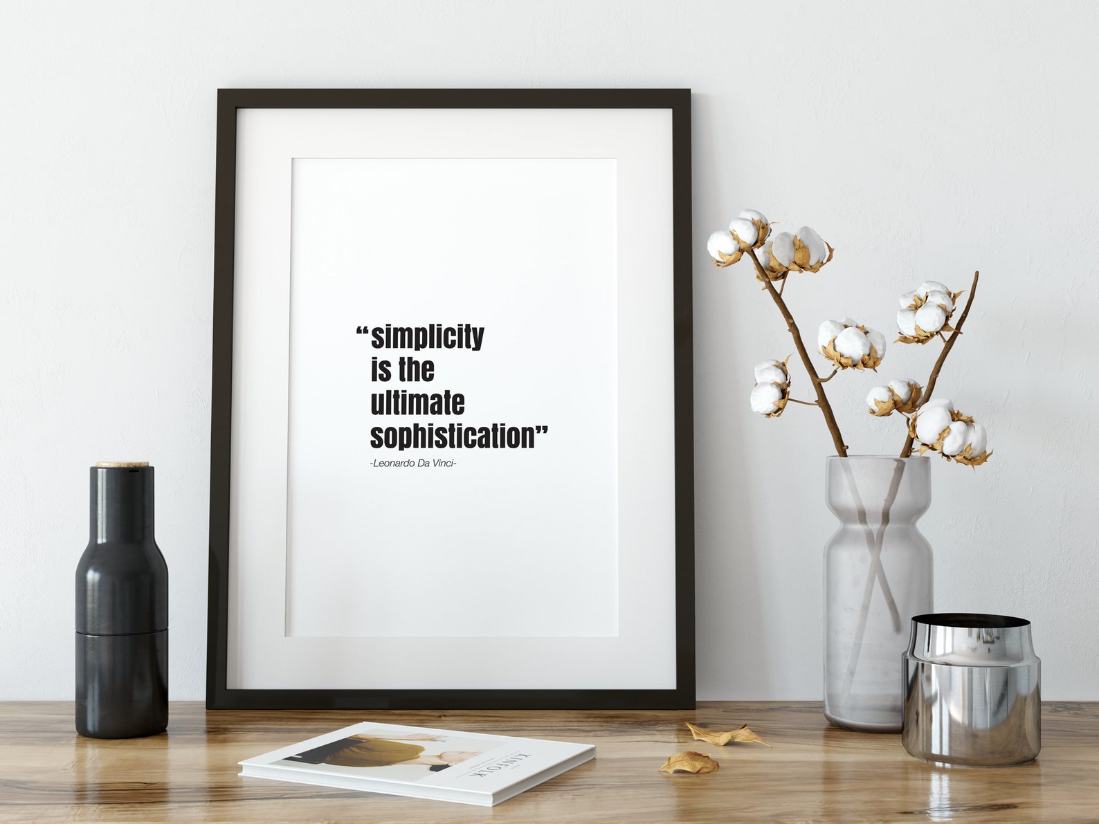 La simplicidad es la sofisticación definitiva - Arte de pared ...