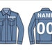 CUSTOM Sports Team Jean Jacket - Etsy