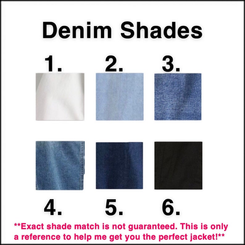 CUSTOM Sports Team Jean Jacket - Etsy