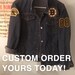 CUSTOM Sports Team Jean Jacket - Etsy