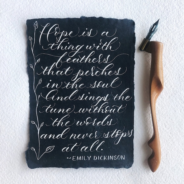 Calligraphy Quote - Etsy