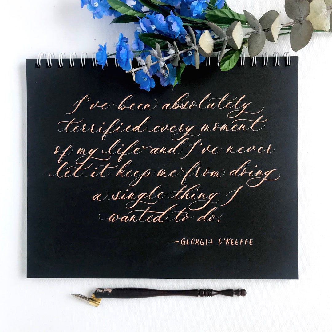 Custom Calligraphy Print on Handmade Paper, Personalized Calligraphy ...