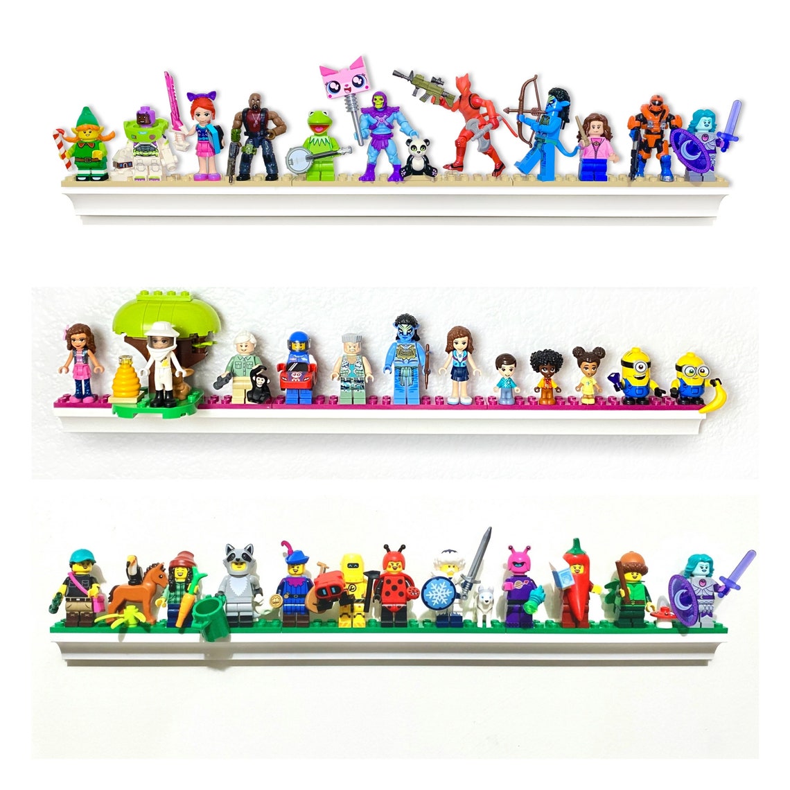 Minifigure Display Shelf 2x48s - Etsy