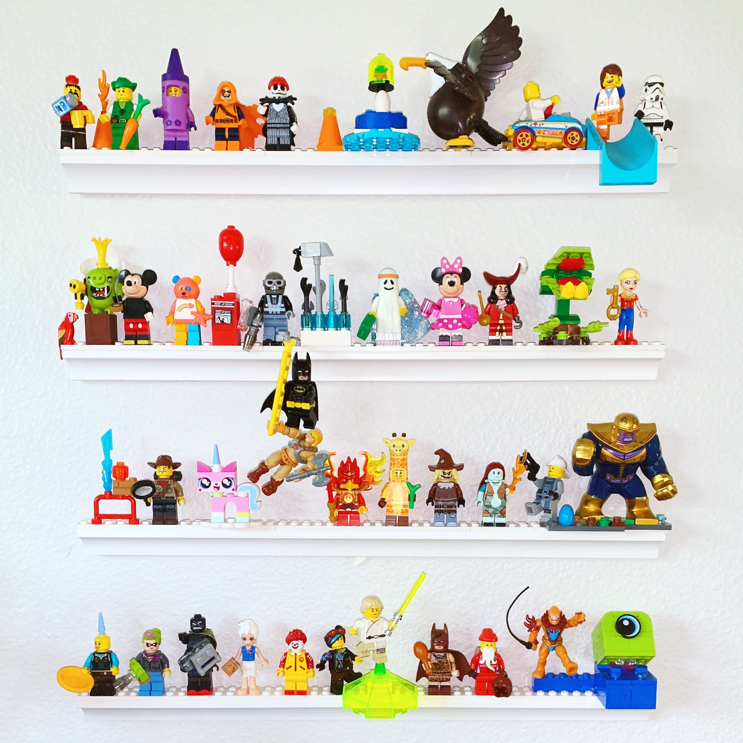 Minifigure Display Shelf 2x48s - Etsy