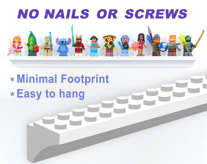 Minifigure Display Shelf 2x48s | Etsy