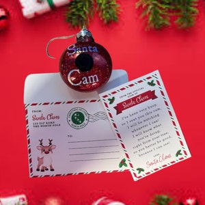 Santa Cam WITH Letter & Envelope From Santa - Etsy
