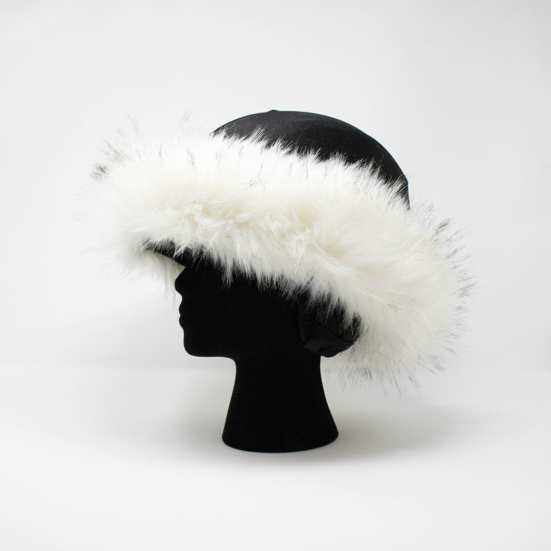Faux Snow White Fur Ski Helmet Covers Burrfur - Etsy