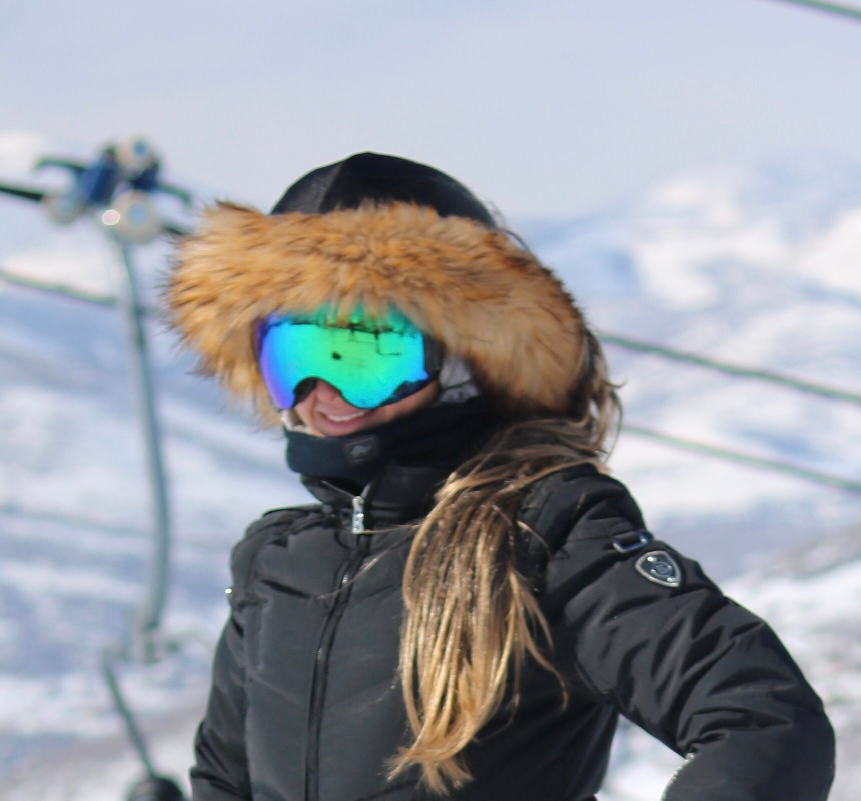 Halo- Natural Brown Faux Fur Ski Helmet Cover Burrfur - Etsy