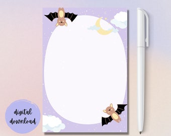Printable Spooky Stationary - Etsy